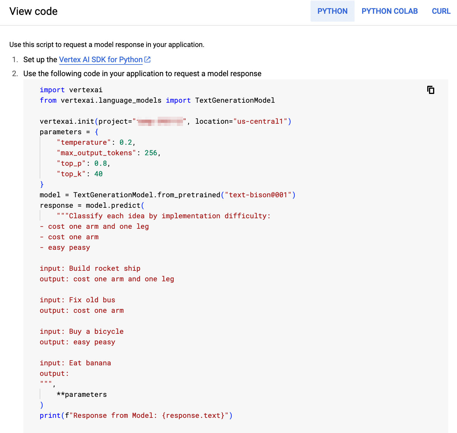 Vertex AI PaLM: Intro to text-bison | My Shitty Code